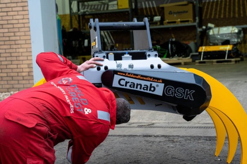 Cranab Grapple Saw - Field & Forest Machinery