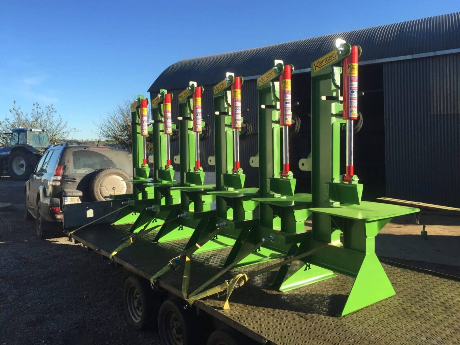 Kentec Heavy Duty Vertical Hydraulic Log Splitter - Field & Forest ...